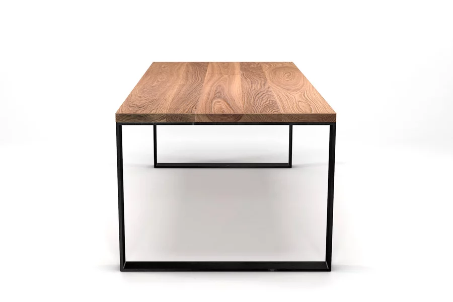 Echtholztisch Eiche massiv nach Maß : Holzpiloten