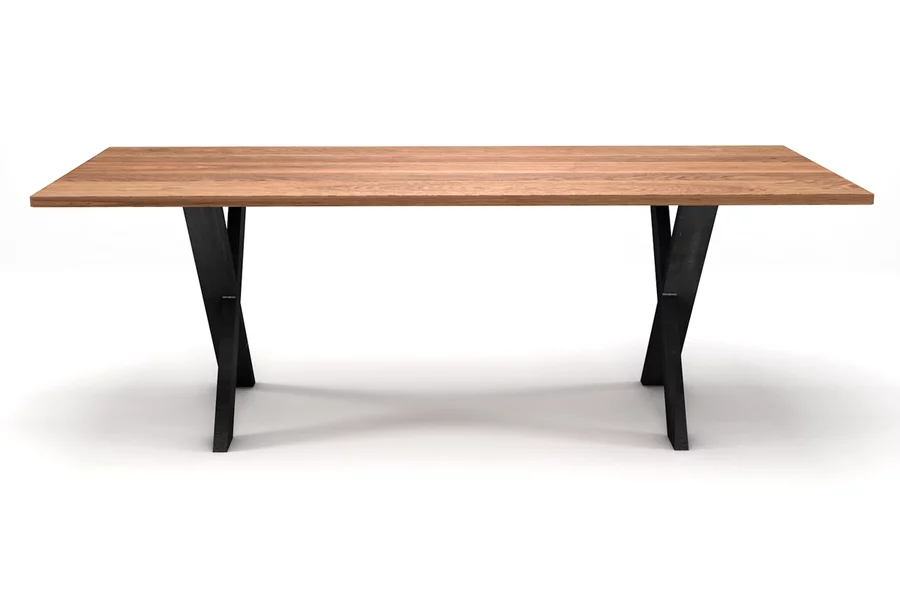 Moderner Tisch Eiche astfrei [HOLZPILOTEN] : Holzpiloten