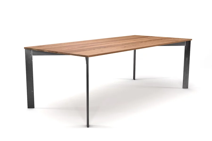Esstisch modern Eiche astfrei nach Maß [HOLZPILOTEN] : Holzpiloten